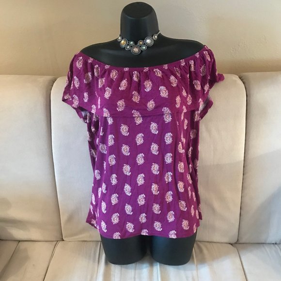 Old Navy | Tops | Nwt Off Shoulder Shirt | Poshmark